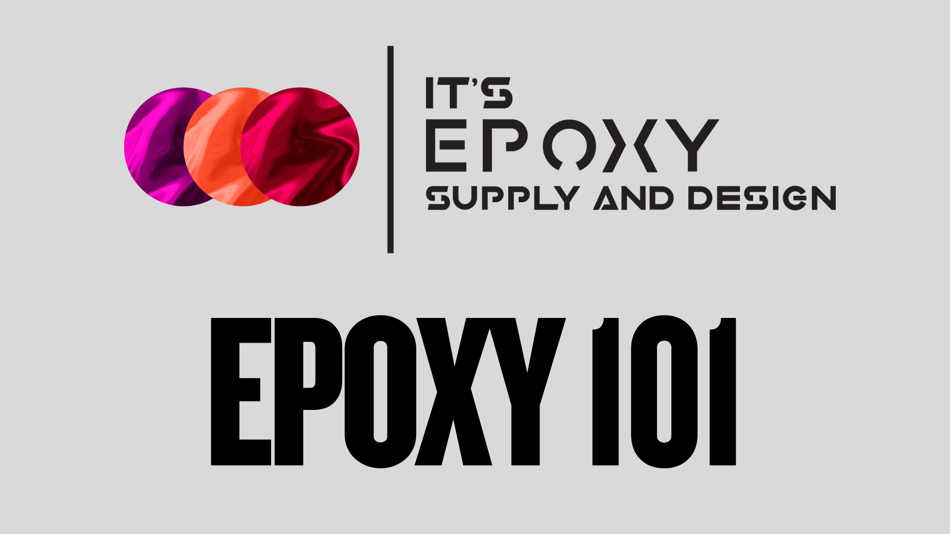 Epoxy Class - It's Epoxy Surface